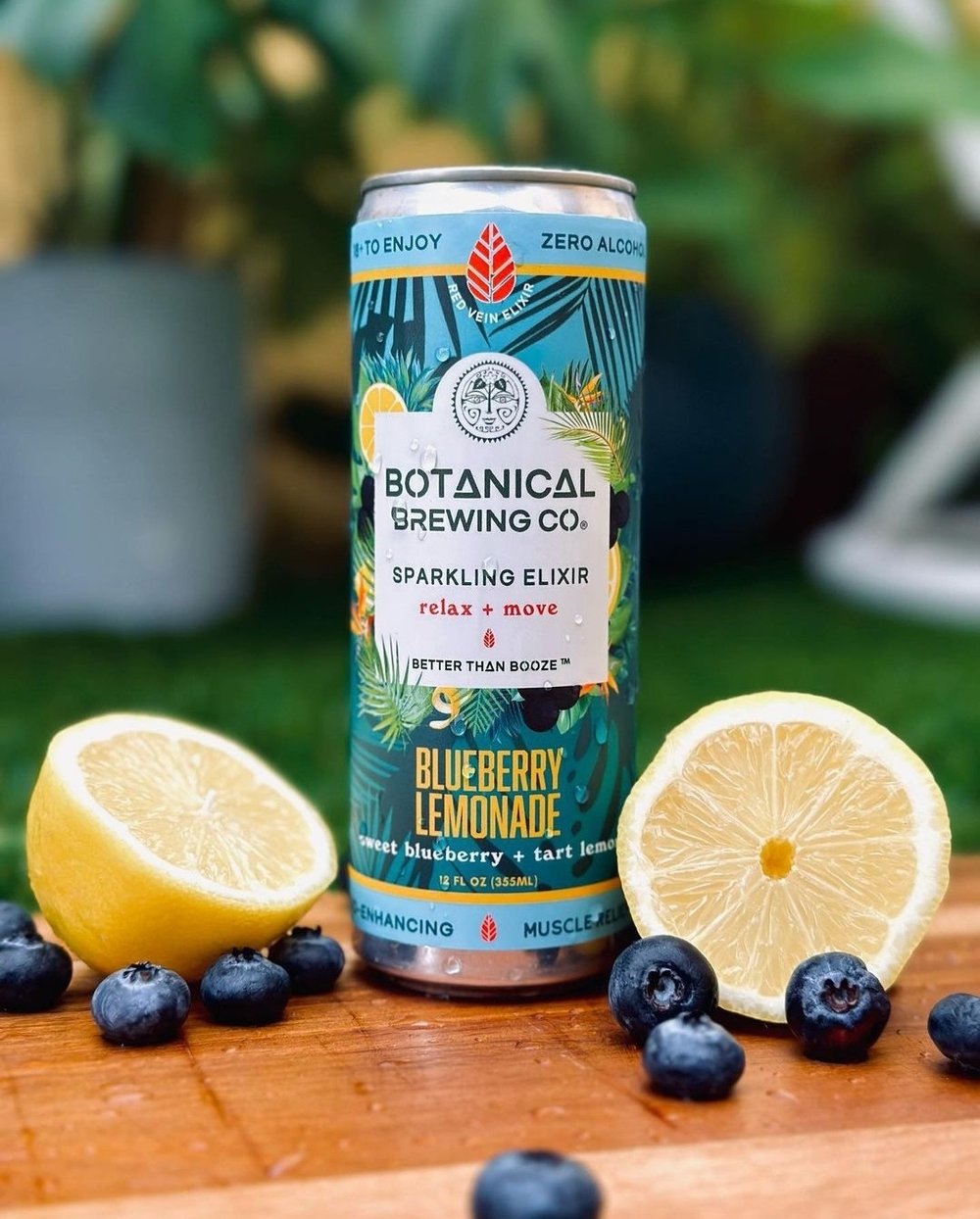 Botanical Brewing Company Blueberry Lemonade with Red Elixir — Happy ...