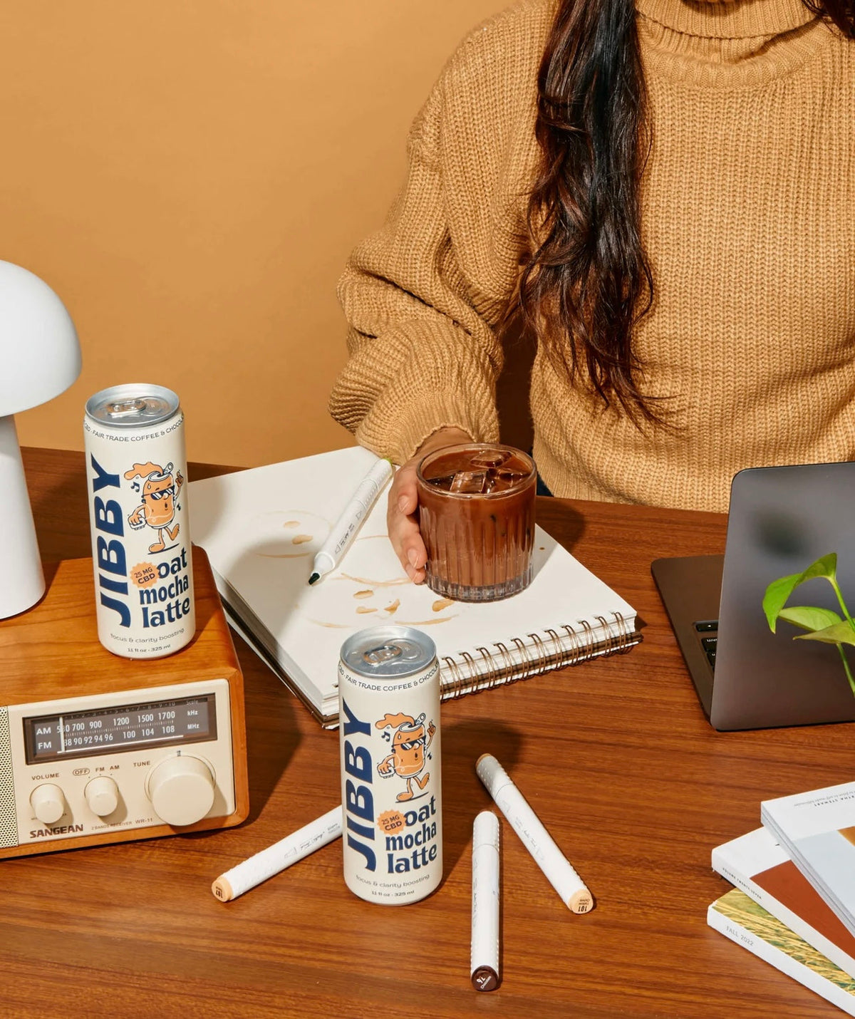 JIBBY COFFEE Jibby - Mocha Latte (11 oz) — Happy Buds Brooklyn