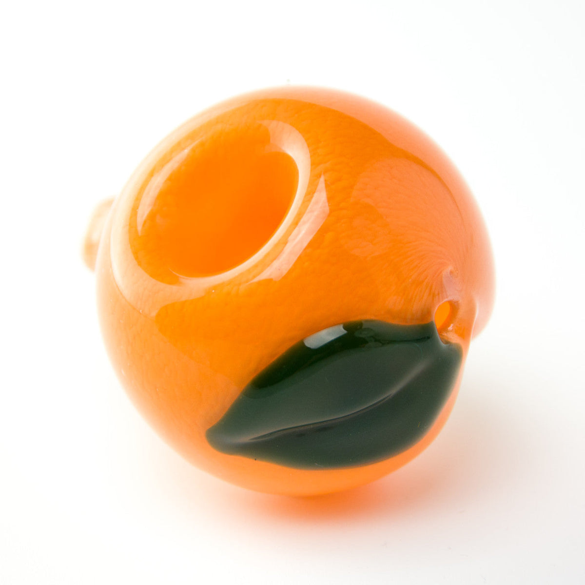 HUMBLE PRIDE GLASS Peach Glass Pipe Unique Fruit Art — Happy Buds Brooklyn