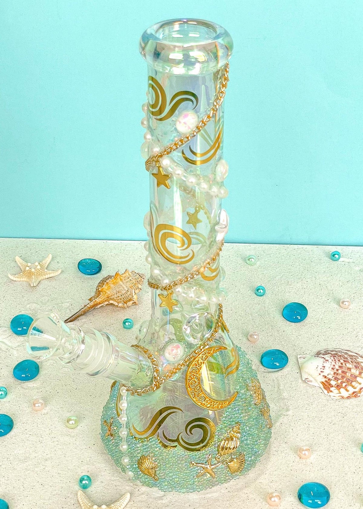 Canna Style TREASURE TROVE IRIDESCENT BONG — Happy Buds Brooklyn