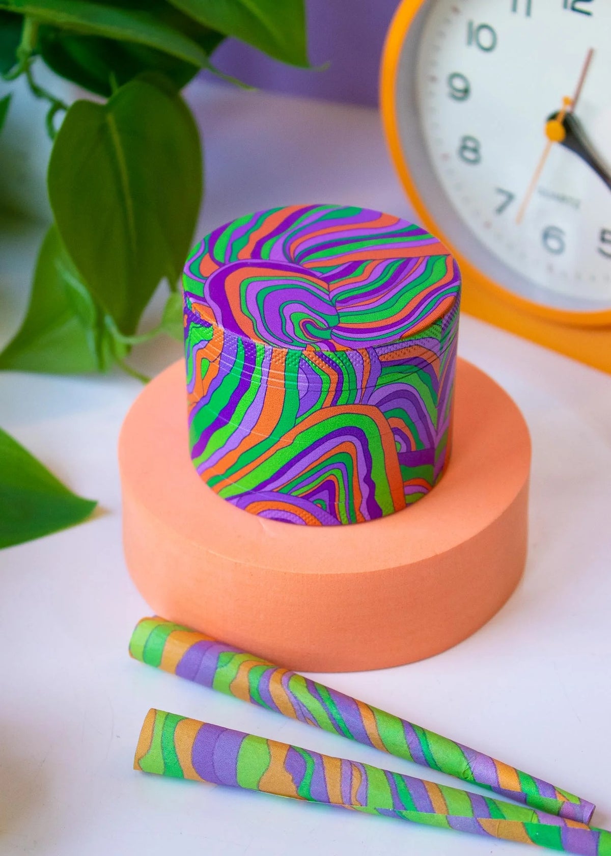 CANNA STYLE PSYCHEDELIC GRINDER — Happy Buds Brooklyn