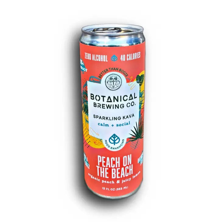 Botanical Brewing Company Peach On the Beach with Kava — Happy Buds ...