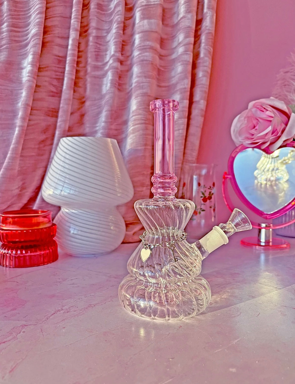 BURNING LOVE Key To My Heart Bong — Happy Buds Brooklyn