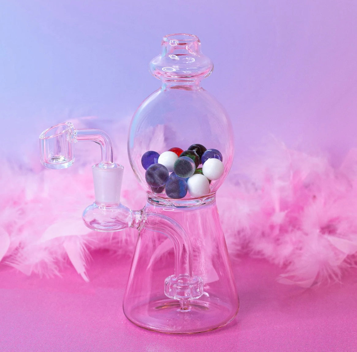 BURNING LOVE Bubble Gum Machine Rig — Happy Buds Brooklyn