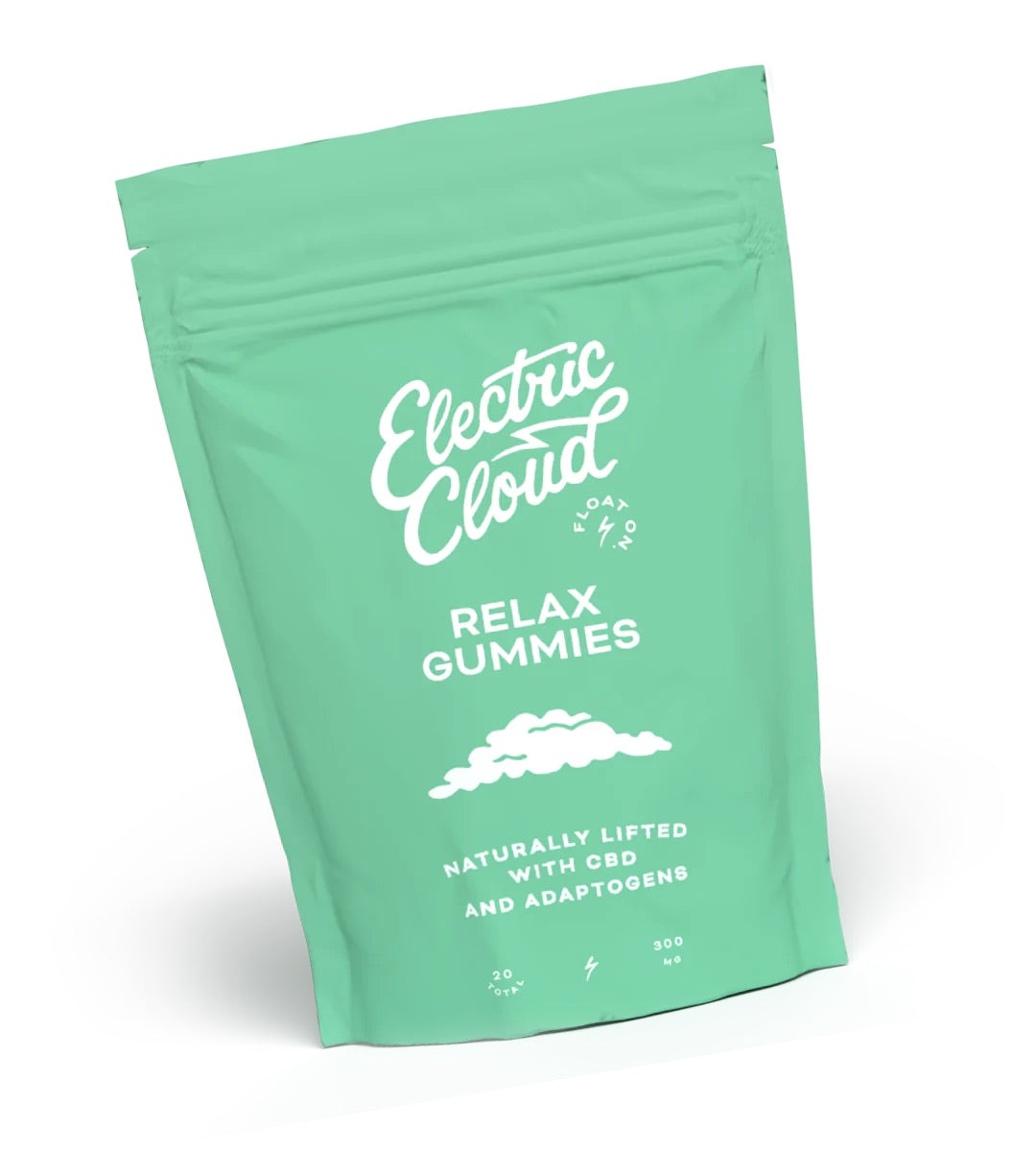 Electric Cloud Relax Gummies | Sour Watermelon | 300mg CBD & Adaptogen — Happy Buds Brooklyn