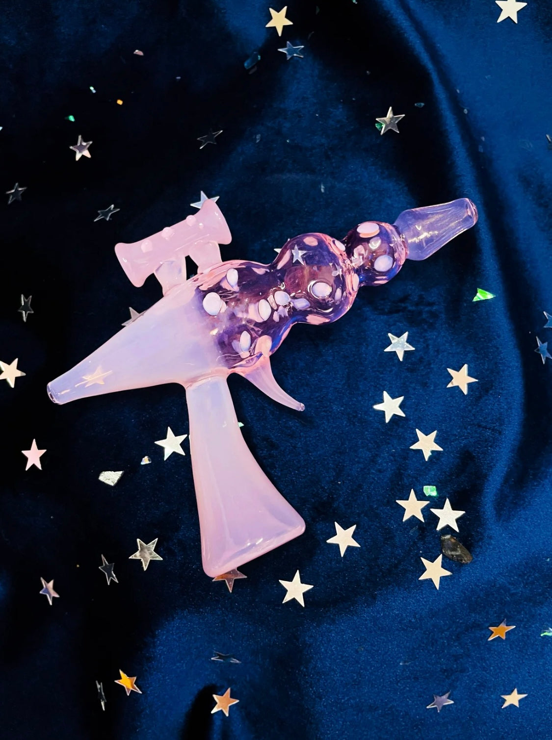 BURNING LOVE Ray Gun Pipe- Pink — Happy Buds Brooklyn