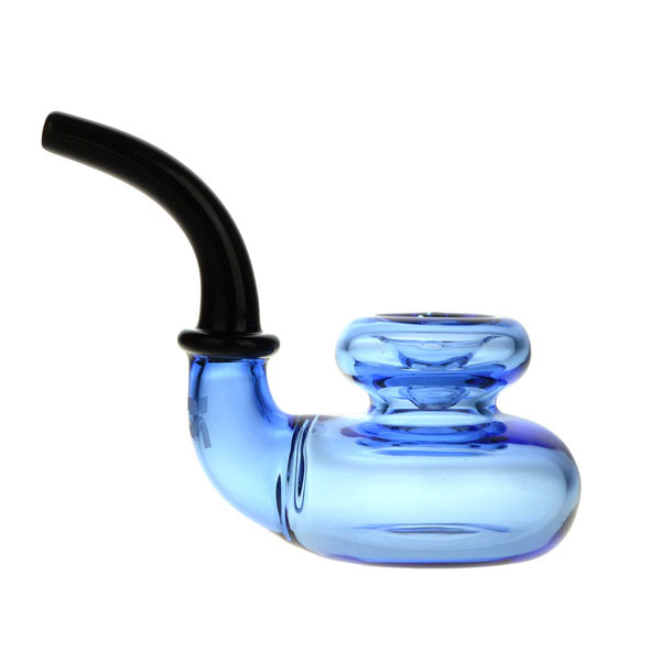 Pulsar Bi-Level Sherlock Handpipe - 4.5" | BLUE — Happy Buds Brooklyn